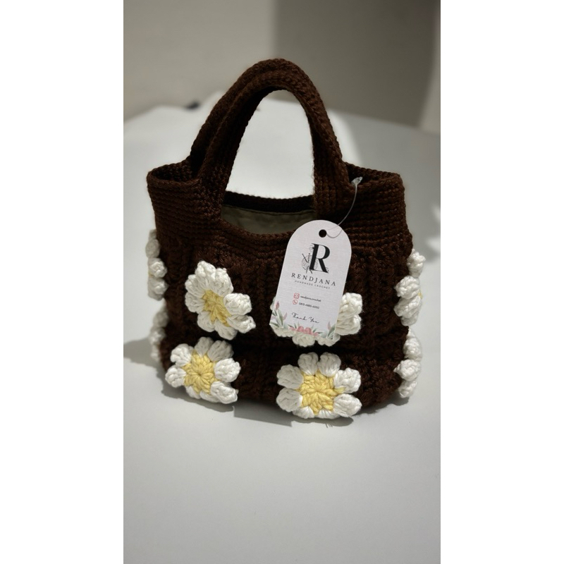 Jual [Pre-Order] Rendjana || Daisy Handbag Crochet || Tas Rajut ...