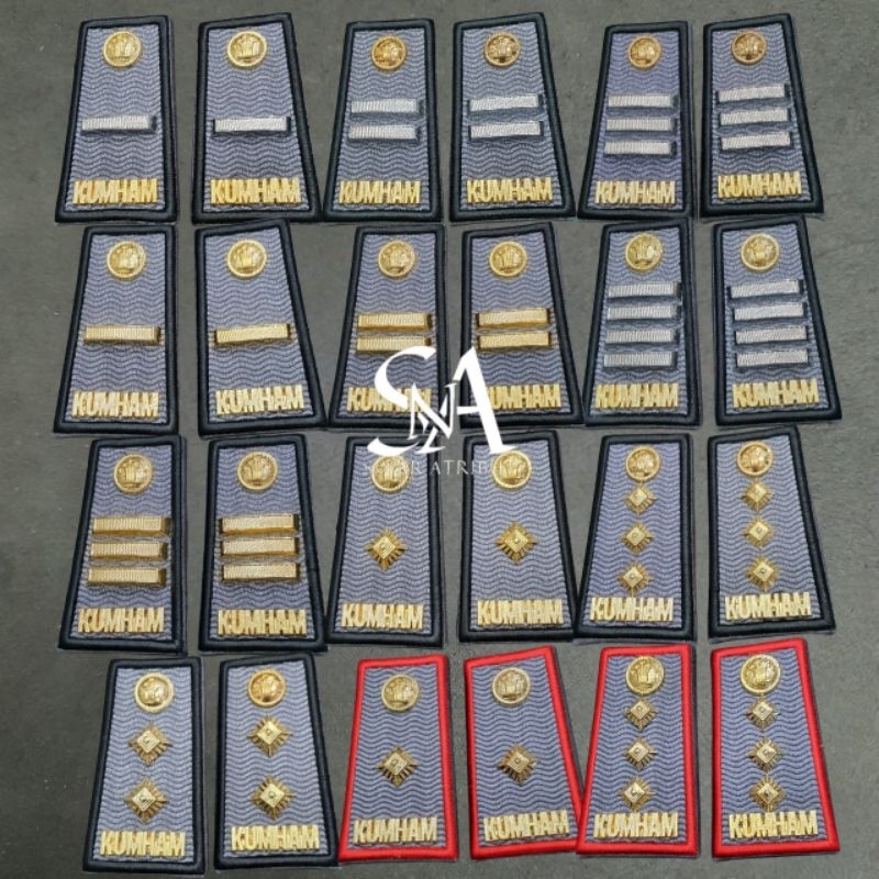 Jual PANGKAT PDH KUMHAM TERBARU BORDIR GOLONGAN 2A 2B 2C 2D 3A 3B 3C 3D ...