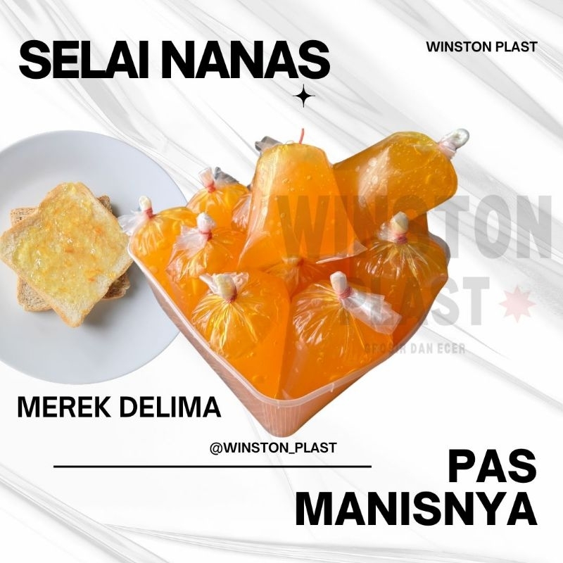 Jual Selai nanas kiloan halus merk DELIMA selai roti panggang selai ...