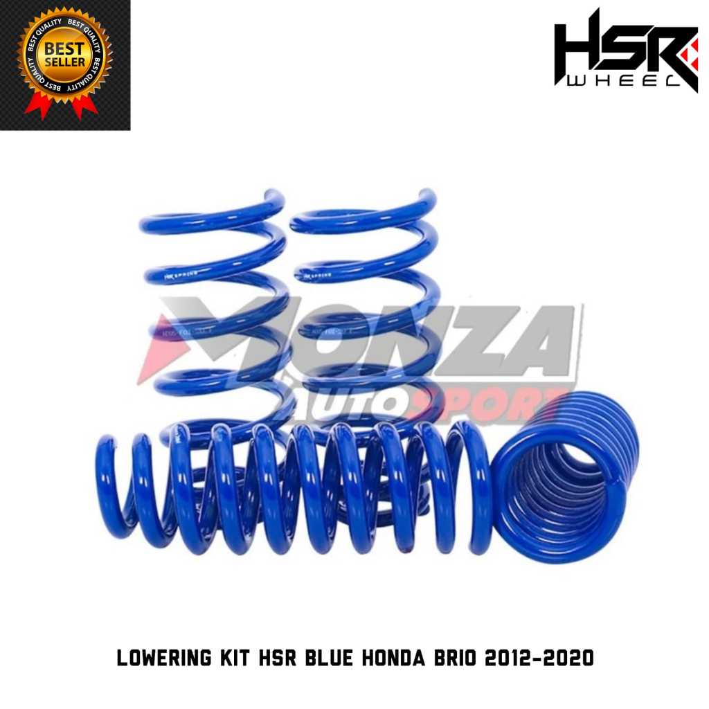 Jual Per custom mobil honda brio Lowering Kit Hsr Blue Honda Brio 2012 ...