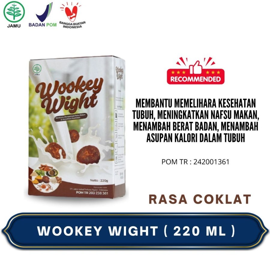 Jual Wookey Weight Susu Penambah Berat Badan 220g - Original - Coklat ...
