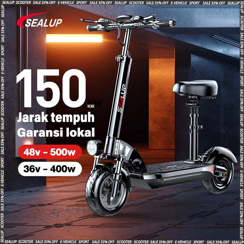 Jual 『Garansi 1 Tahun』SEALUP Q8 sepeda listrik exotic dewasa 36V/48V ...