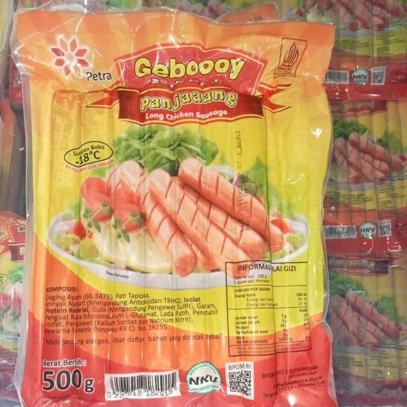 Jual geboy sosis long 500gr | Shopee Indonesia