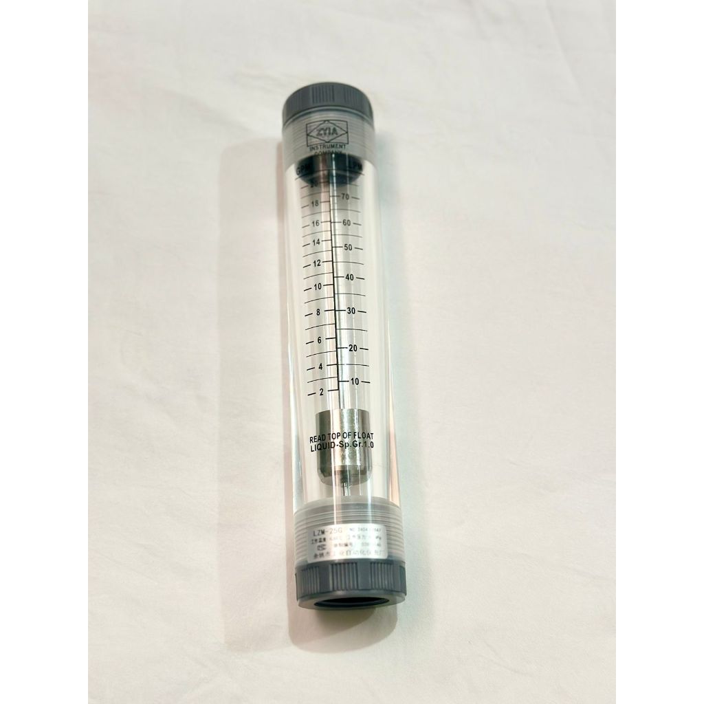 Jual Ro Flow Meter 2 - 20 Gpm, In Dan Out 1 Inch Model Pipa / ZYIA ...