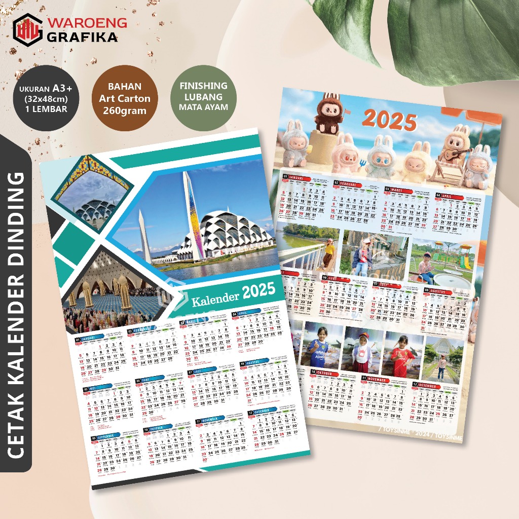Jual Cetak Kalender Dinding Toko Sekolah Pesantren Kantor | Shopee ...