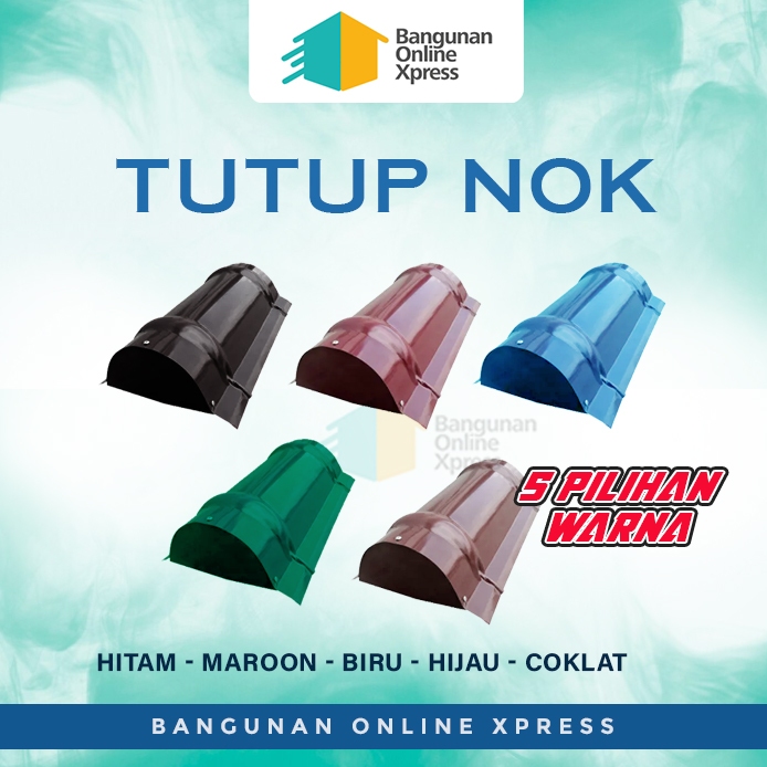 Jual TUTUP NOK/RABUNG ATAP GALVALUME | Shopee Indonesia