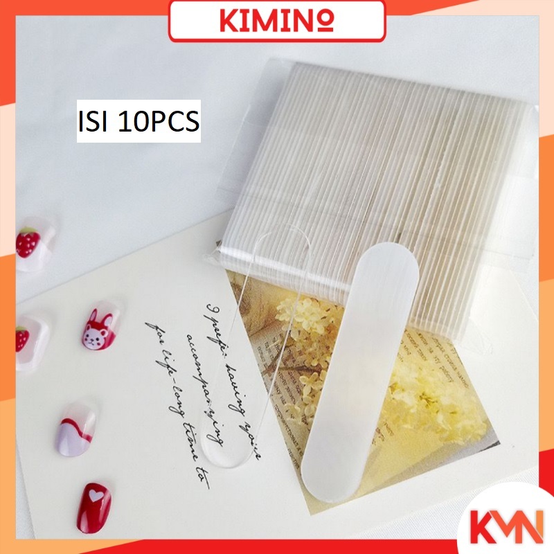 Jual KMN 10pcs Stand Display Kuku Palsu Bahan Akrilik Transparan Papan ...