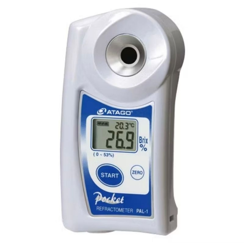 Jual ATAGO PAL-1 Digital Refractometer Cat. No. 3810 Range 0-53% Brix ...