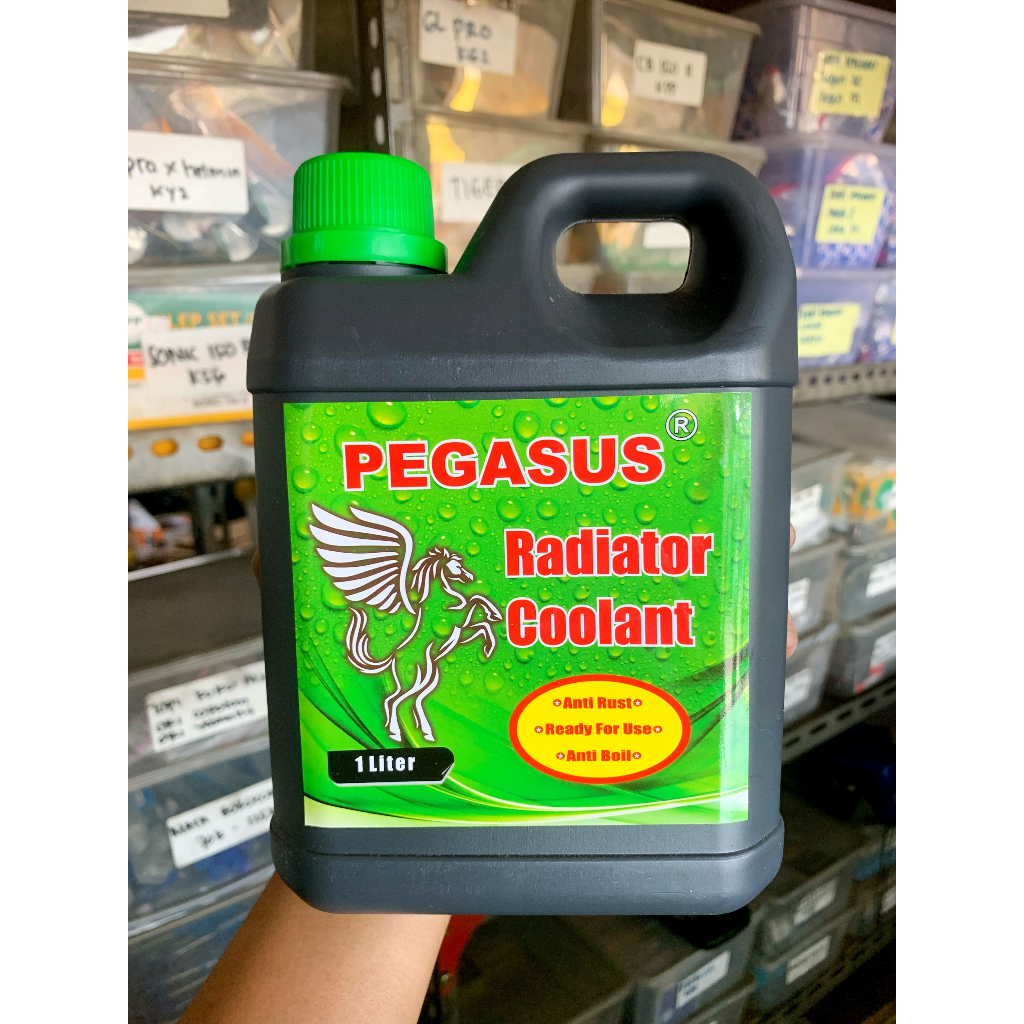 Jual AIR RADIATOR COOLANT PEGASUS 1000ML / 1L - BOYRENK | Shopee Indonesia