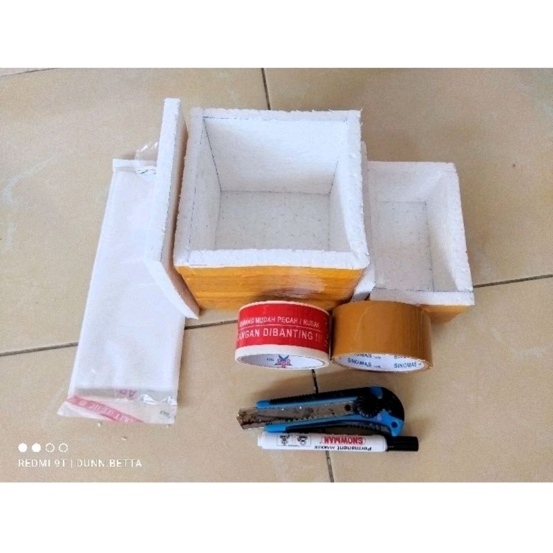 Jual Box packing sterofoam+kardus | Shopee Indonesia