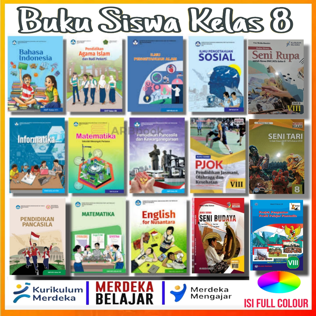 Jual Buku Siswa Kelas 8 SMP - Buku Paket SMP Kls 8 Kurikulum Merdeka SMP Kelas VIII (Edisi ...