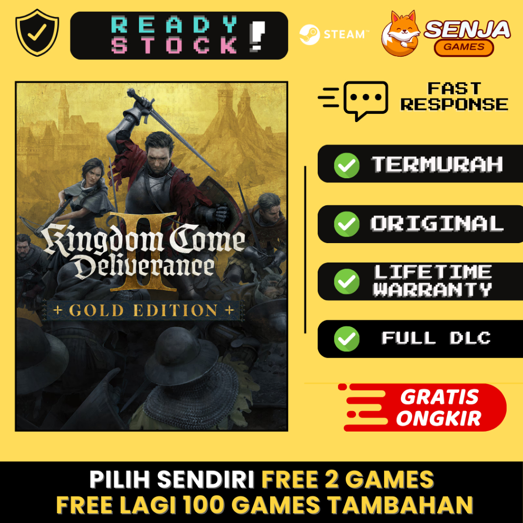 Jual Kingdom Comes Deliverance II / Kingdom Comes Deliverance 2 Gold ...