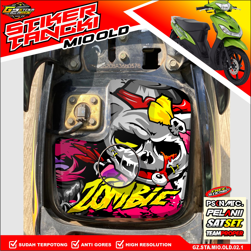 Jual STICKER TANGKI MIO SPORTY MIO SMILE - STIKER TANGKI MOTOR MIO ...