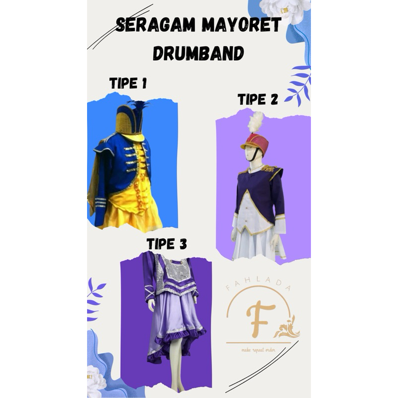 Jual GROSIR SERAGAM / KOSTUM MAYORET DRUMBAND / MARCHING BAND | Shopee ...