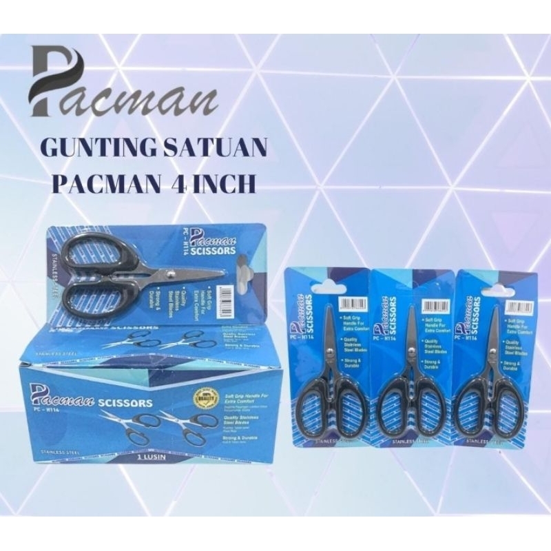 Jual GROSIR 1Lsn(12pcs) gunting kecil 4inch dus biru // gunting murah ...