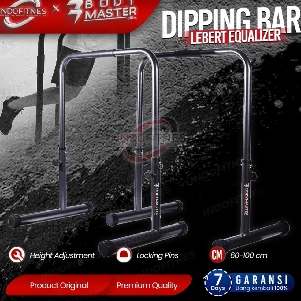 Jual KODE J2B3 BODYMASTER Dipping Bar P68 P69 Lebert Equalizer Dip Calisthenic | Shopee Indonesia