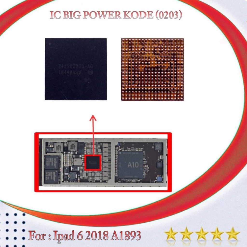 Jual IC POWER BIG IPAD 6 2018 A1893 KODE (0203) | Shopee Indonesia
