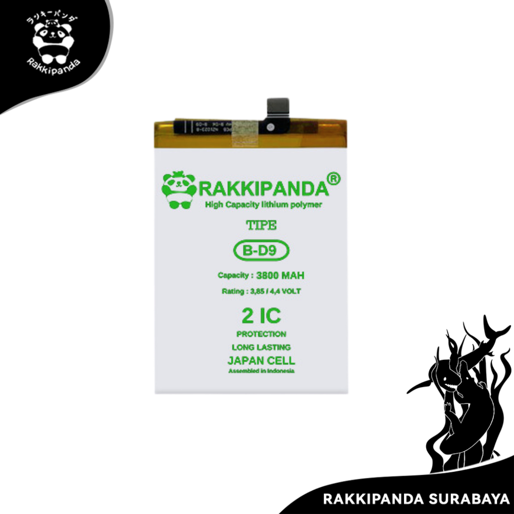 Jual Baterai Rakkipanda B-D9 Vivo V9 1723 / V9 Pro / V9 Youth 1727 / Y85 | Shopee Indonesia