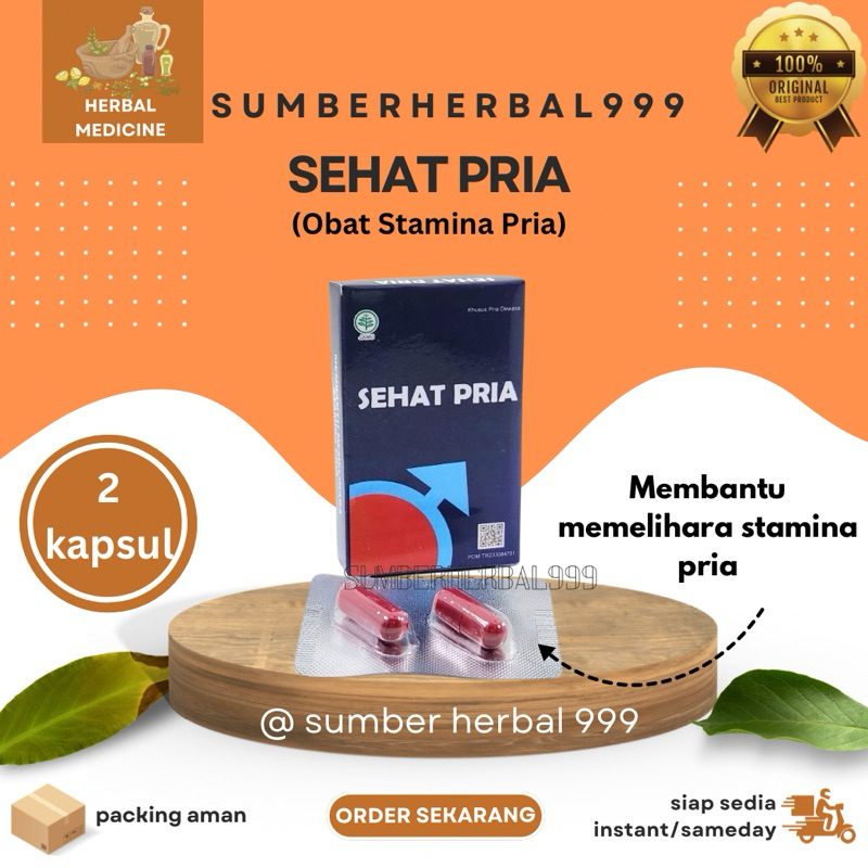 Jual Sehat Pria 2 Kapsul (Obat Stamina Pria) | Shopee Indonesia