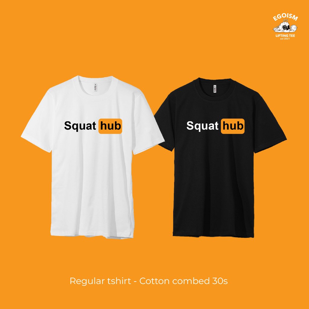 Jual Squat hub gym regular fit/oversize tshirt/muscle tank - EGOISM ...