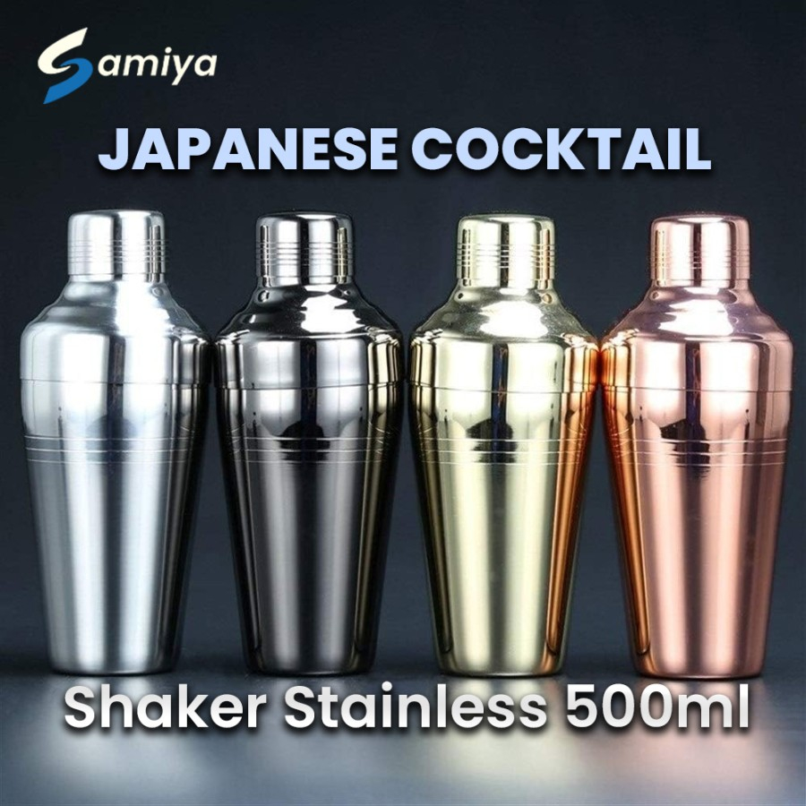 Jual barware shaker minuman stainless steel SUS304 bartender barista ...