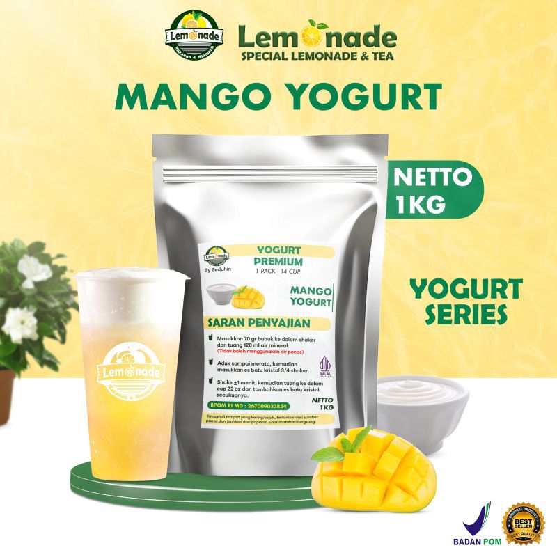 Jual Yogurt Bubuk Minuman Rasa - Mango 1Kg | Shopee Indonesia