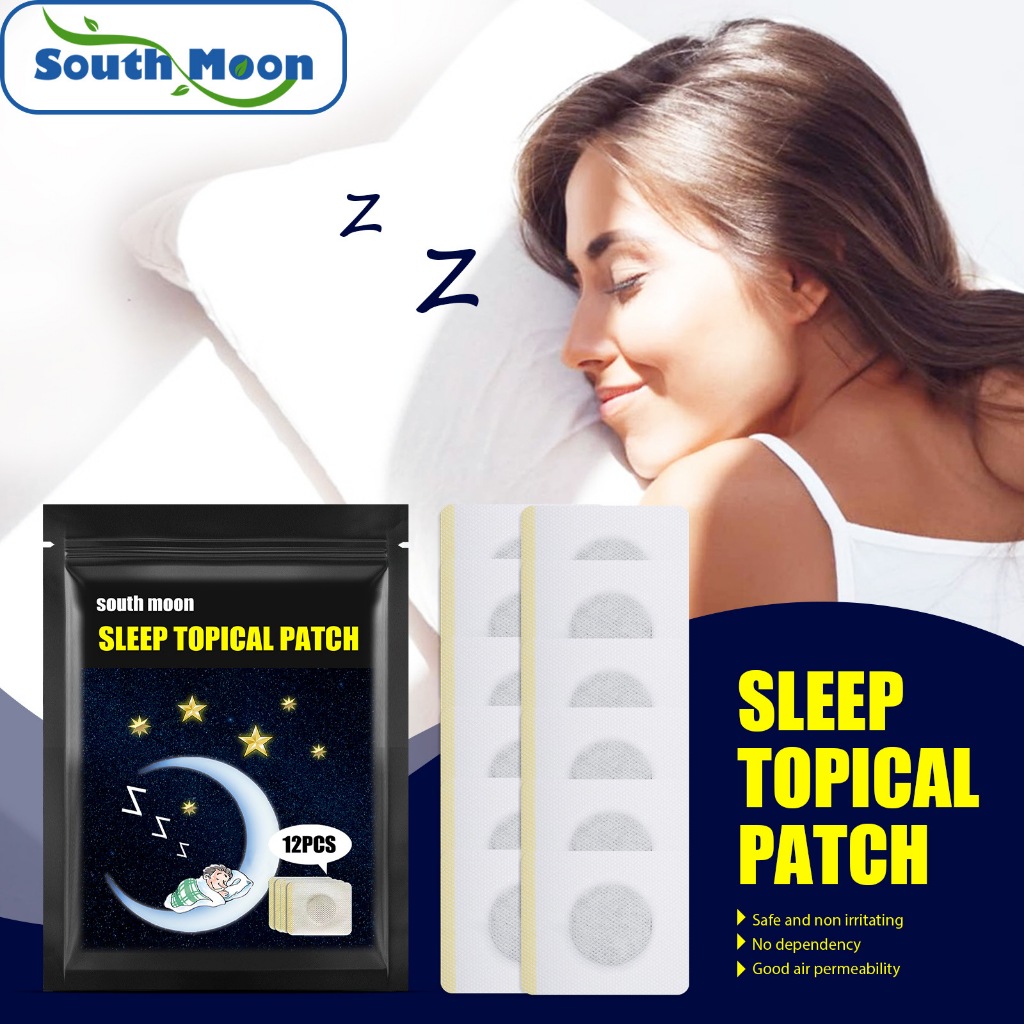 Jual South Moon Sleep Topical Patch 12pcs Tambalan Tidur Tambalan Alami ...