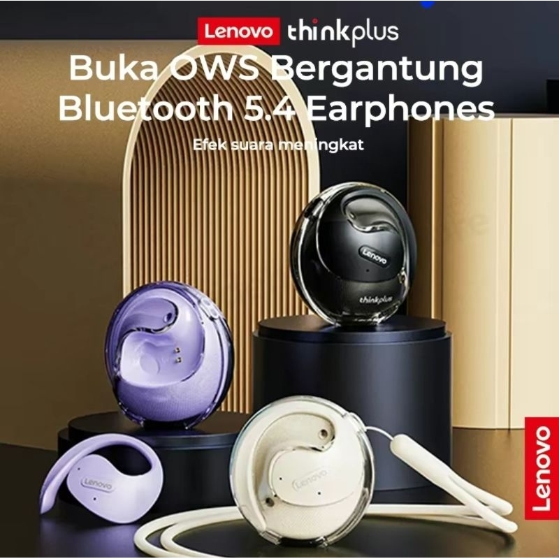 Jual lenovo thinkplus tws x15 pro ows earphone bluetooth wireless think ...
