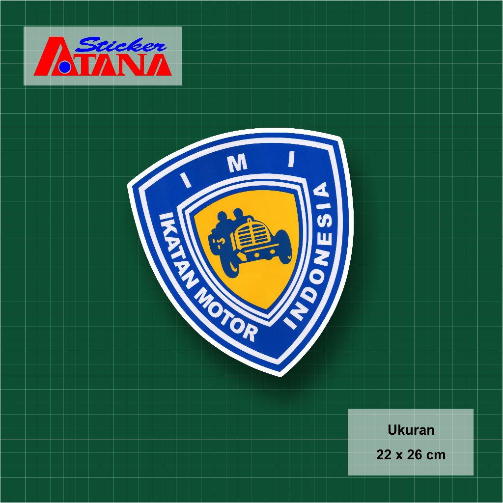 Jual Stiker Cutting Graftac Jumbo Besar IMI Ikatan Motor Indonesia ...