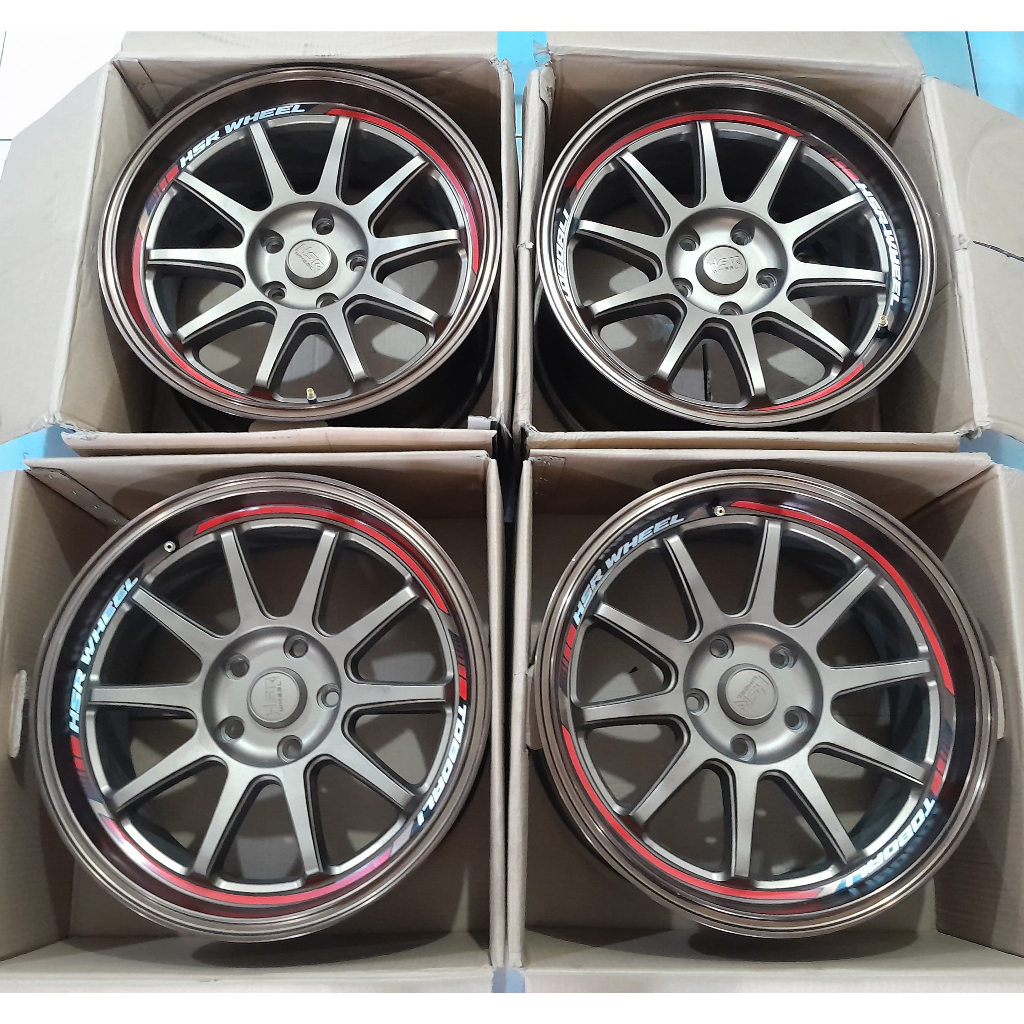 Jual VELG MOBIL SECOND HSR TOBOALI RING 18 LEBAR 8,5 PCD 5X114,3 COCOK BUAT INNOVA XPANDER DLL ...