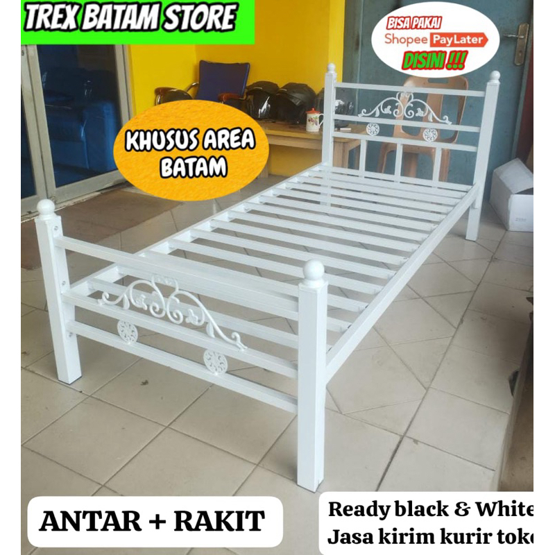 Jual RANJANG BESI SINGLE MOTIF TJ FURNIS UK 90 X 190 CM [ BATAM ...