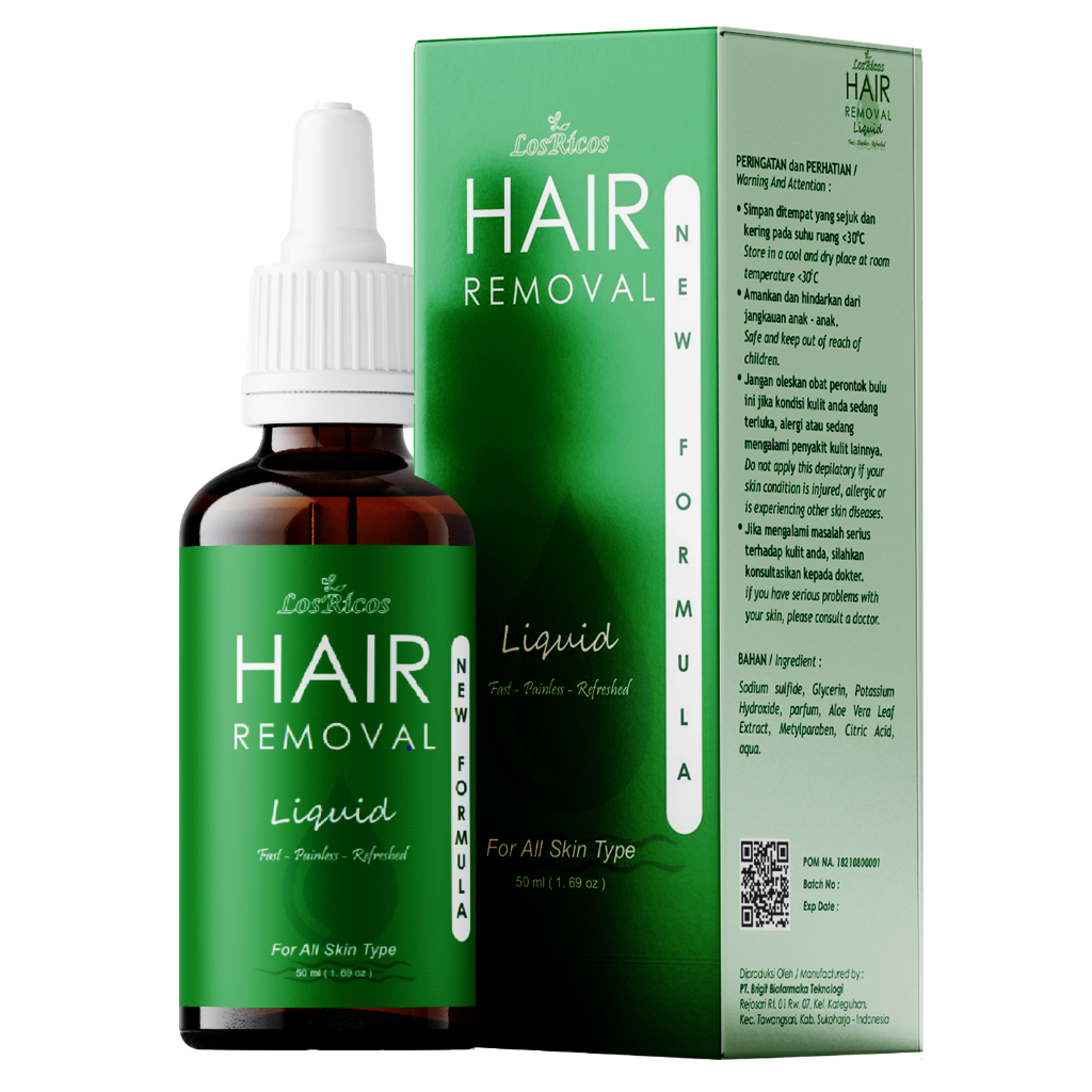 Jual Losricos Hair Removal Liquid - Perontok Bulu Permanen BPOM ...