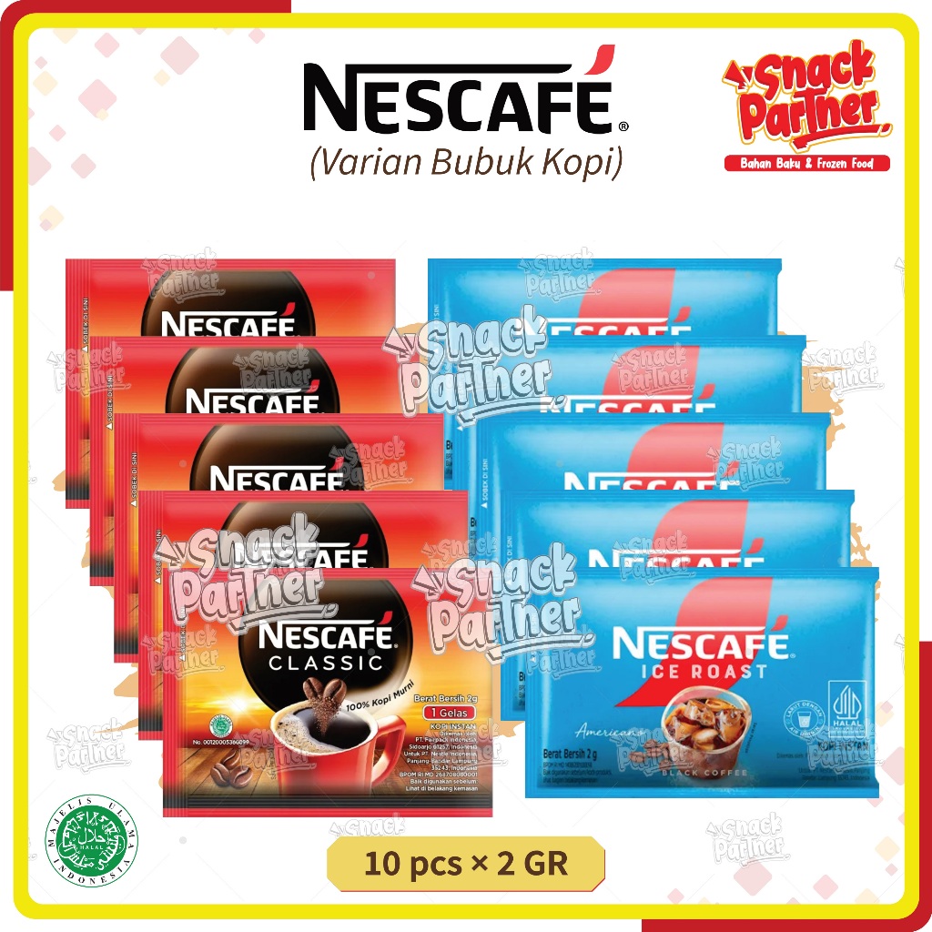 Jual NESCAFE 10 × 2 GR / Sachet | CLASSIC & ICE AMERICANO - Bubuk Kopi ...