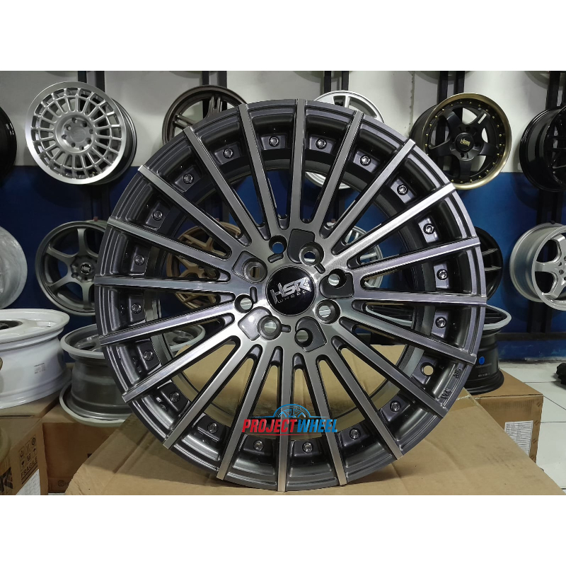 Jual velg tandam hsr wheel ring 16 grey polish buat jazz,yaris,avanza,xenia,mobilio DLL | Shopee ...