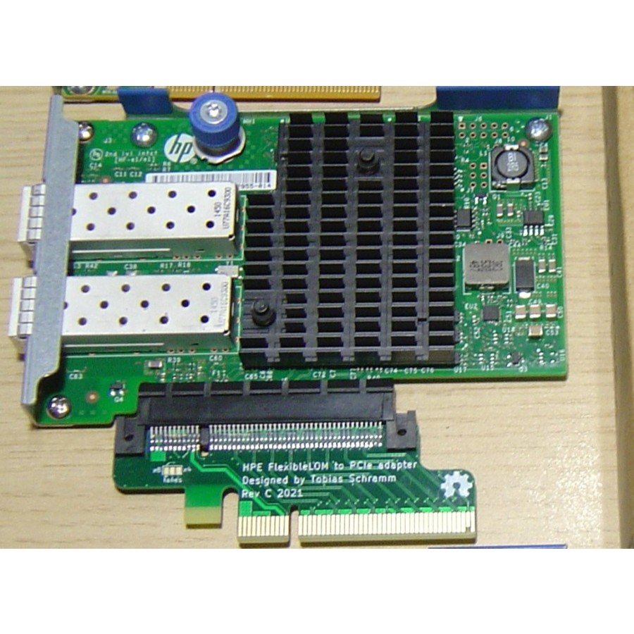 Jual HP 10G 2 port 560 FLR SFP+ FLOM Card ethernet 669281-001 x520 da2 ...