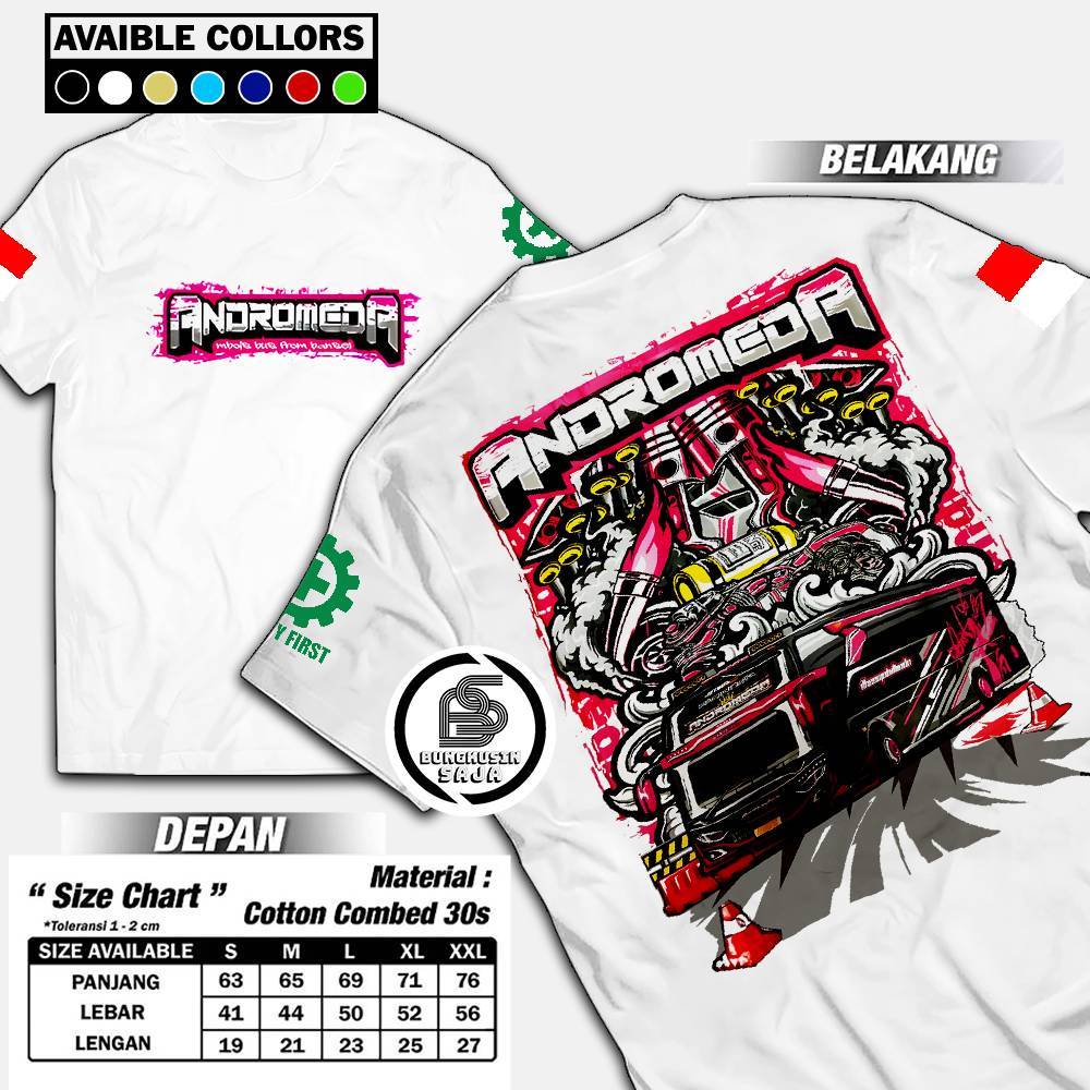 Jual Bungkusin saja Kaos Bus Andromeda - Kaos Driver Muda Terbaru ...