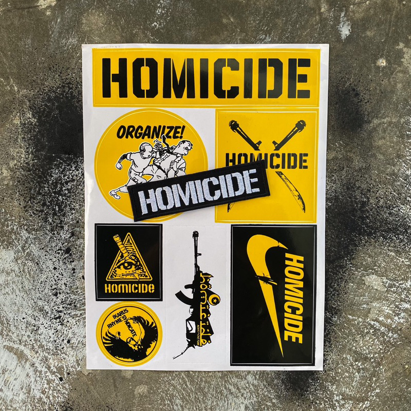 Jual Homicide - Sticker Pack & Patch | Shopee Indonesia