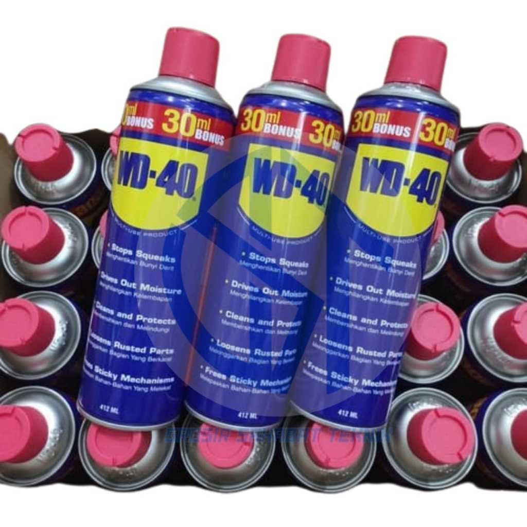Jual WD-40 412ml Bonus 30ml Pelumas Anti Karat Spray Multi Use Product | Shopee Indonesia