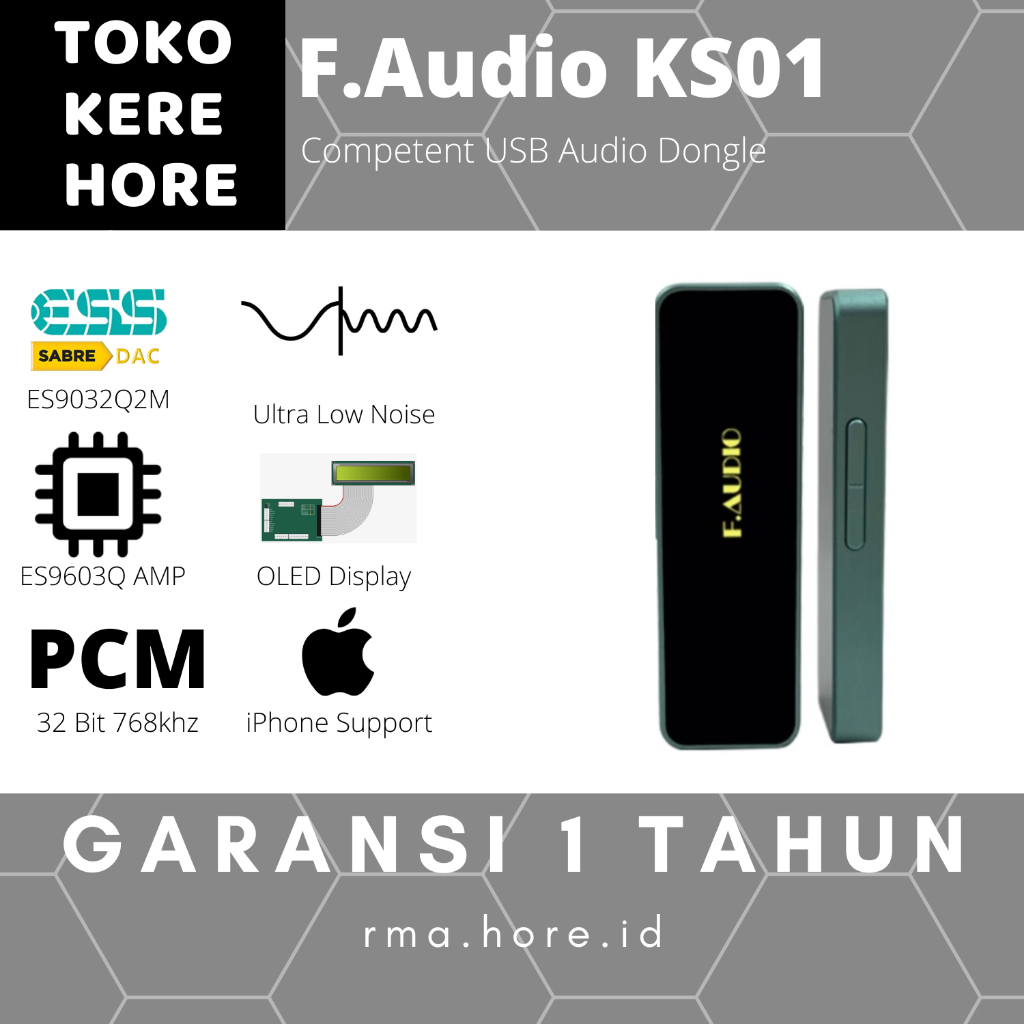 Jual F.Audio KS01 ES9308Q2M ES9603Q AMP Portable USB Type C DAC / Amplifier | Shopee Indonesia