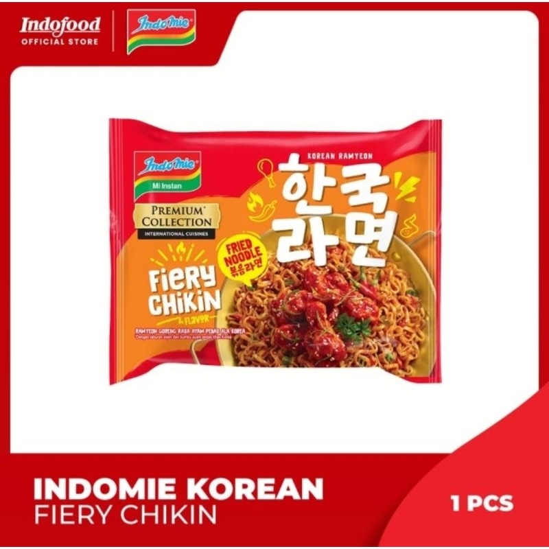 Jual Indomie Korean Fiery Chikin 94g Ramyeon Goreng rasa Ayam Pedas | Shopee Indonesia