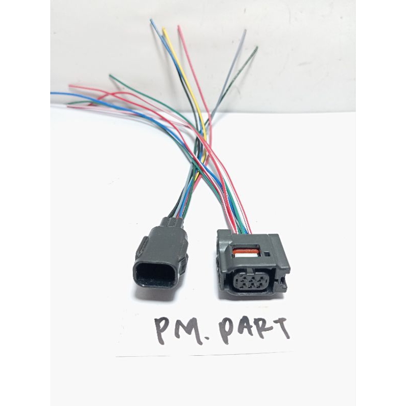 Jual Kabel soket sensor ckp male female pin 6 fi honda new beat vario ...