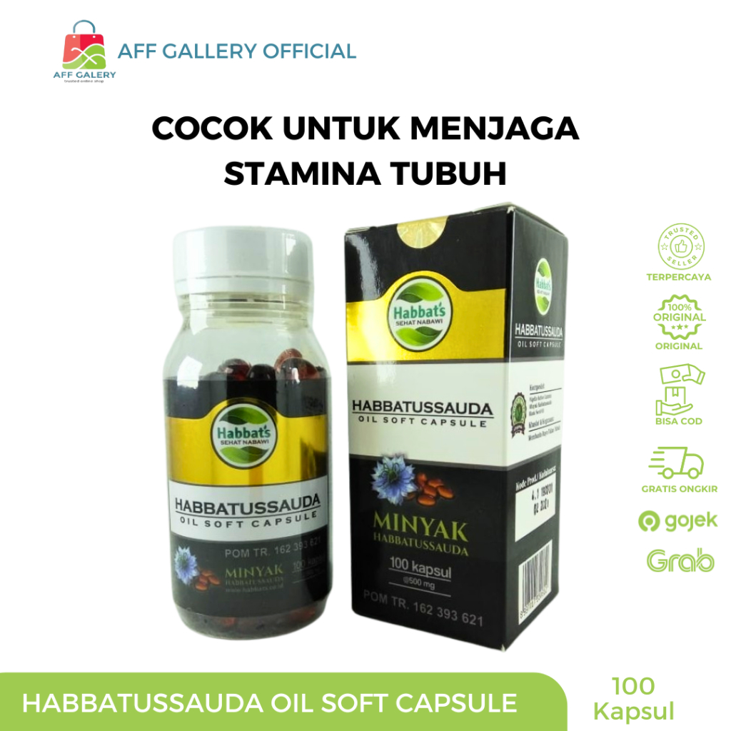 Jual Habbatussauda Nabawi Oil Soft Capsule 100 Kapsul | Minyak Jinten ...