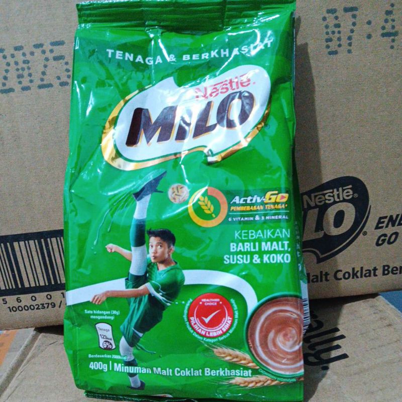 Jual Milo Refill 400gr 1 bungkus | Shopee Indonesia