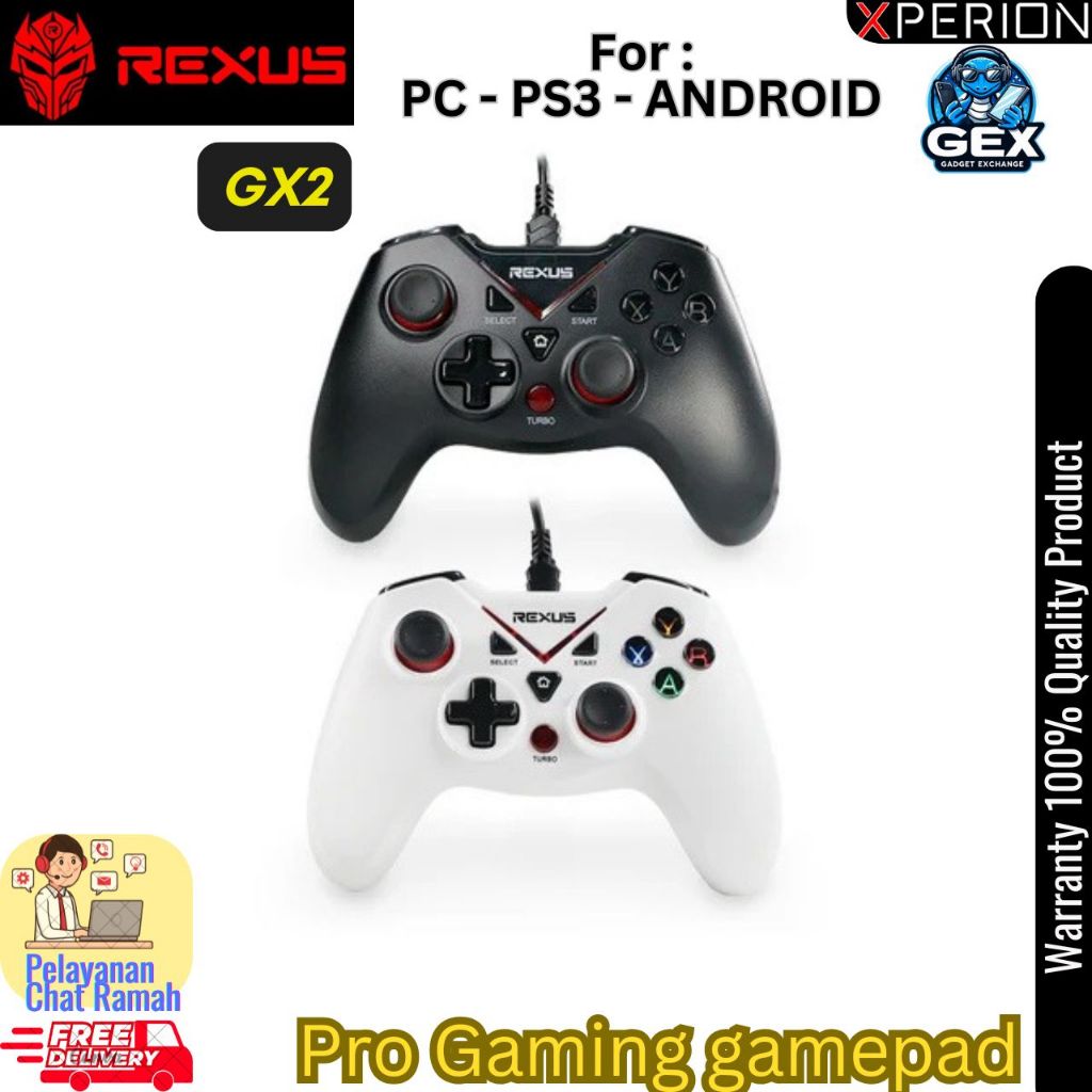 Jual REXUS GX2 Pro Gaming Gamepad | Shopee Indonesia