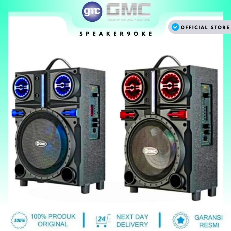Jual Speaker Portable GMC 897Q Bluetooth Karaoke Radio Extra Power ...