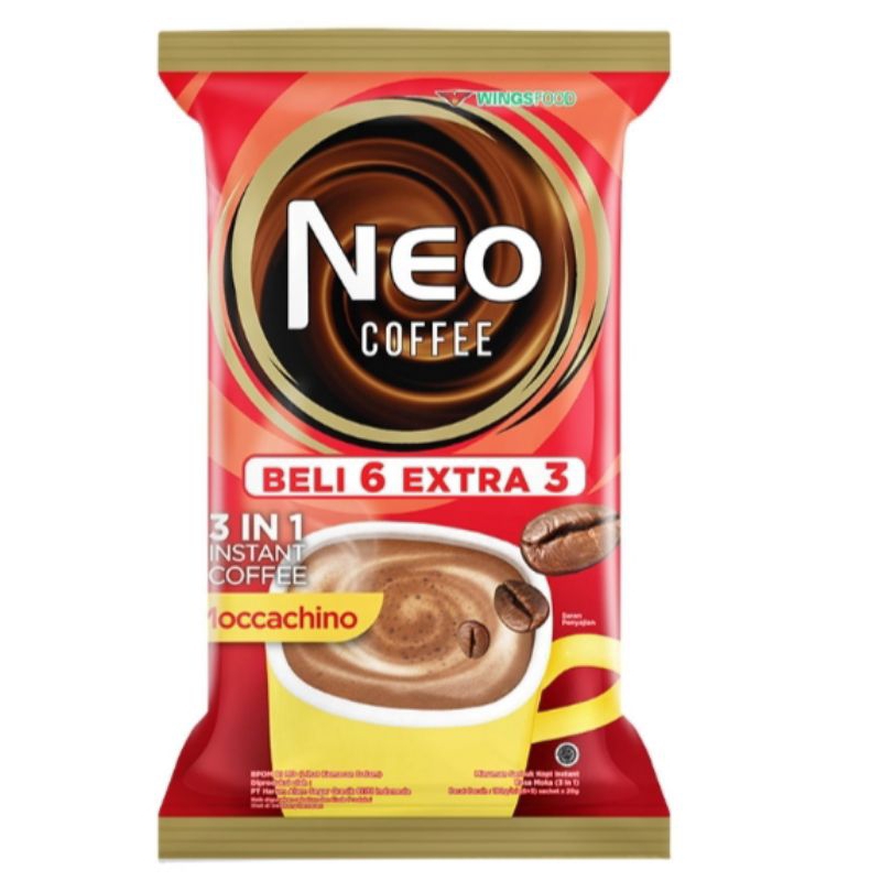 Jual NEO Coffee Moccachino 3in1 Instan Coffee 9 x 20 g | Shopee Indonesia