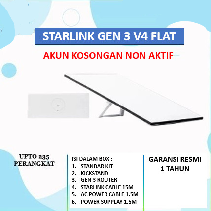Jual STARLINK Standard Internet Kit Satellite NEW Gen3 V4 Antenna ...