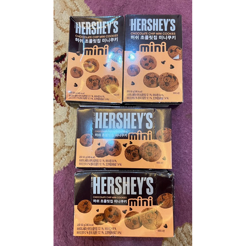 Jual Hershey's Chocolate Chip Mini Cookies Original Korea (Handcarry ...