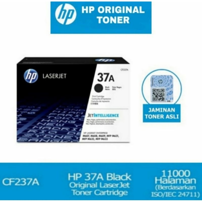 Jual Toner Hp Laserjet 37A Original (CF237A) | Shopee Indonesia