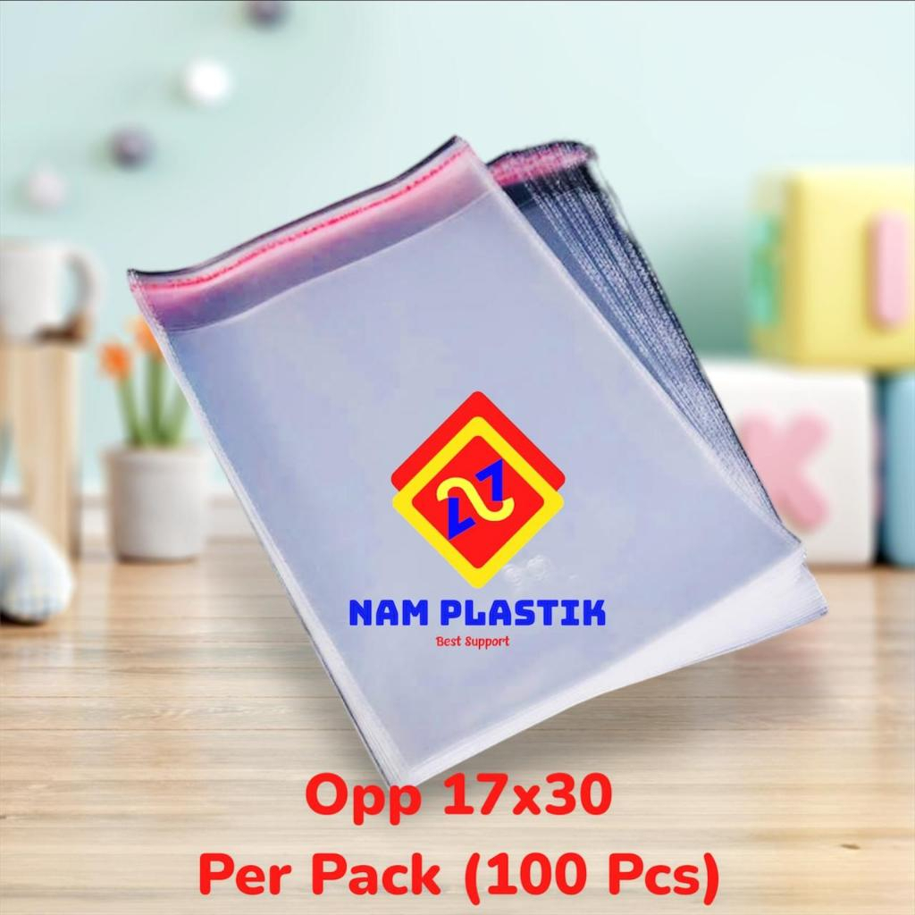 Jual Plastik OPP 17 x 30 cm / Plastik OPP 17x30 / per 100 lembar / Seal / Plastik Kemasan ...
